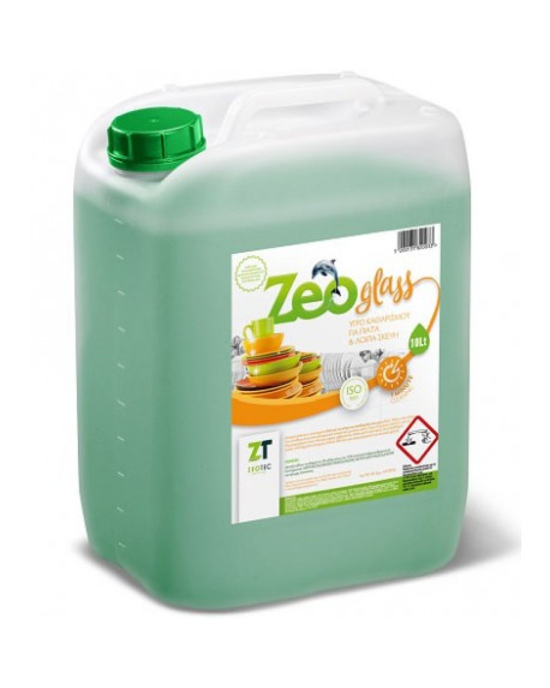 Zeo Glass,Υγρό καθαρισμού για πιάτα και λοιπά σκεύη.
